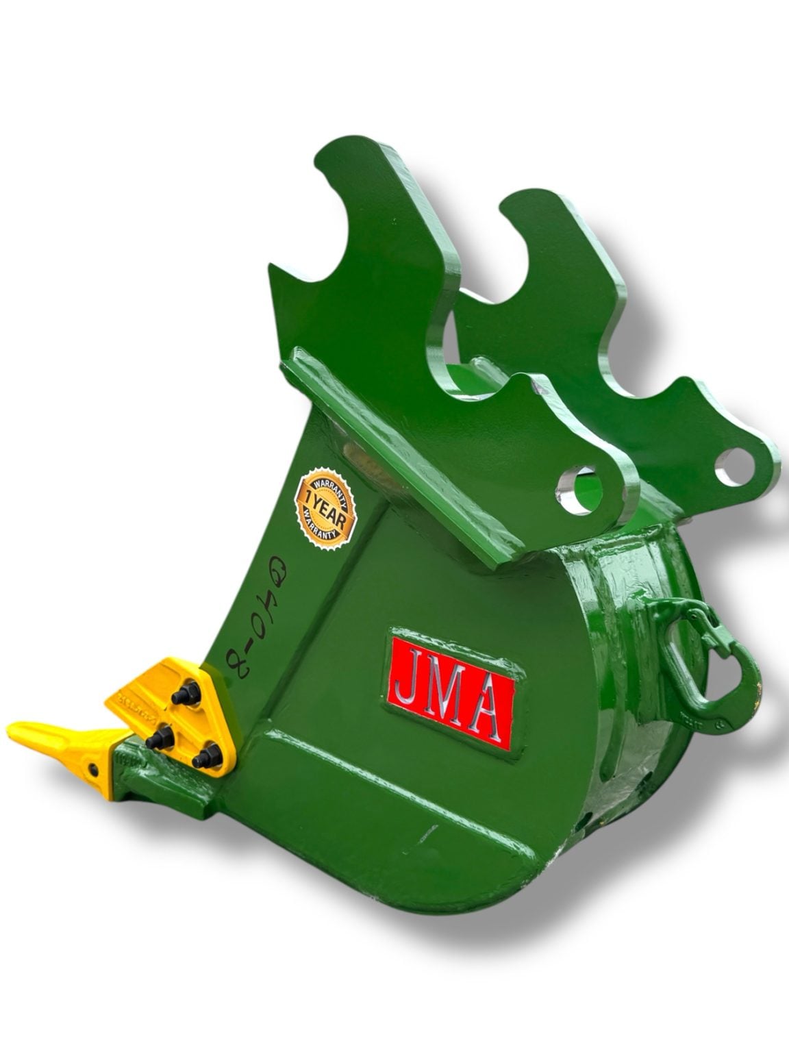 8" Trenching Bucket Kubota Wedge Lock Coupler Style for 2.8 - 4.7 Tons ...